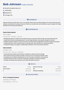 QuickCV | Professional Resume Builder & CV Maker Online